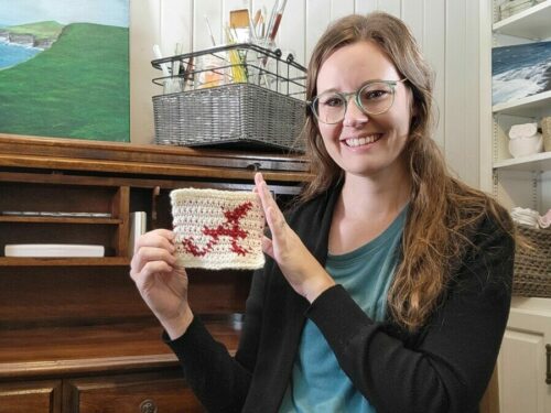 Crocheted Alabama Crimson Tide Logo: Free Pattern and Video Tutorial ...